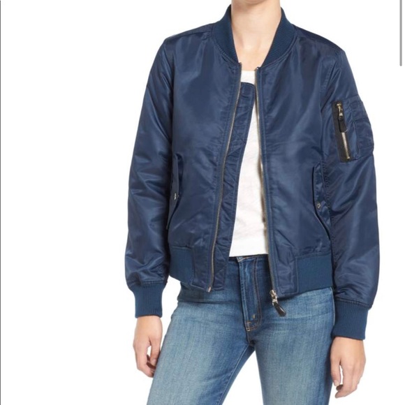 Steve Madden | Jackets & Coats | Steve Madden Petite Side Zip Bomber ...